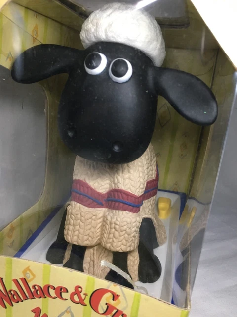 BOXED WALLACE AND Gromit Aardman Vintage Shaun The Sheep- Nodding Shaun £42.99 - PicClick UK