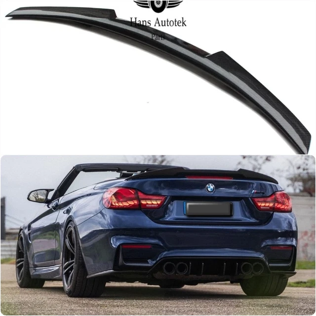 M4 STYLE FULL Carbon Fiber Rear Spoiler for BMW M4 F83 Cabriolet 4 ...