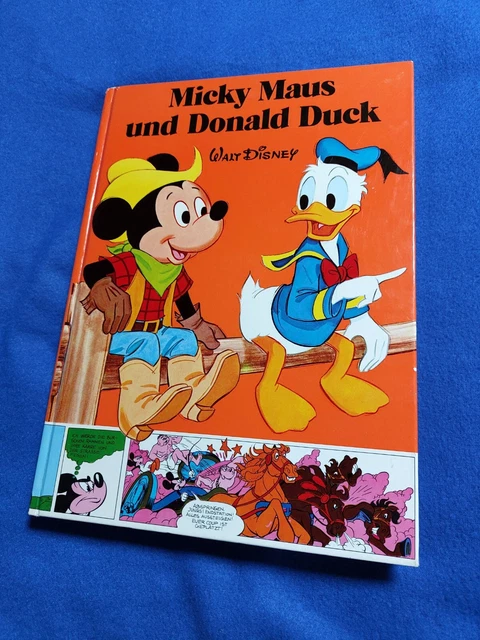 MICKY MAUS UND Donald Duck, Walt Disney, Comic Buch Hardcover. Vintage. EUR 19,90 - PicClick DE
