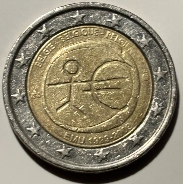 2 EURO MÜNZE Fehlprägung Strichmännchen Belgien EUR 2,00 - PicClick DE