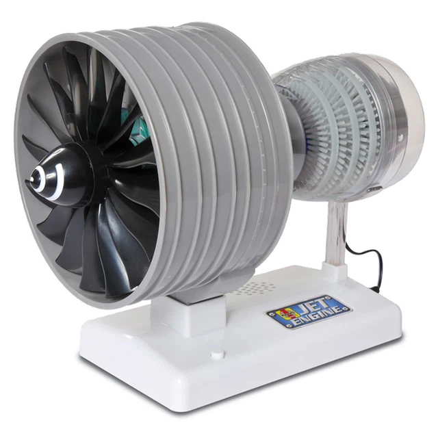 AIRCRAFT ENGINE MODEL Jet Turbofan Engine Movable Diy Assembly Model £ ...