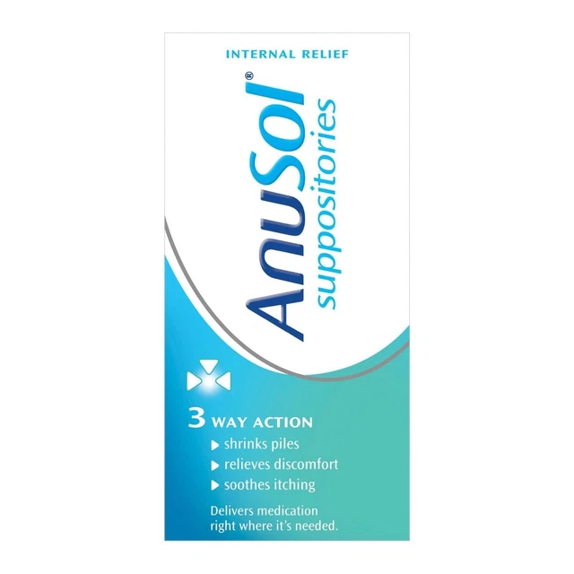ANUSOL PILES HAEMORRHOIDS Pile Treatment - 24 Suppositories £10.99 ...