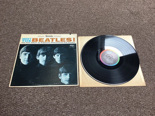 THE BEATLES-MEET THE Beatles 1964 Press Stereo Capitol LP U.S. Wax EUR ...