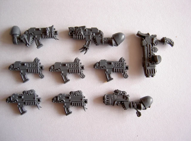 #D171 WARHAMMER WH40K Space Wolves Bolters Bolt Guns Plasma Gun bits ...