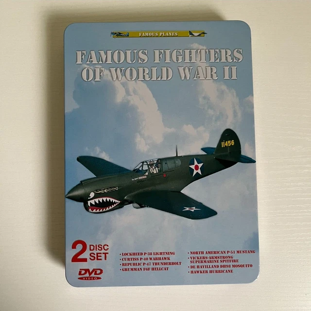 FAMOUS FIGHTERS OF World War II 2-Disc Set All Region DVDs in Tin $9.99 ...
