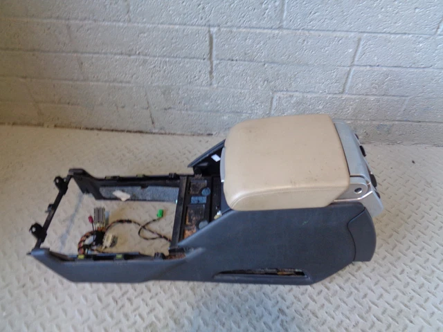 RANGE ROVER L322 Leather Arm Rest Centre Console Beige Facelift H23014 ...