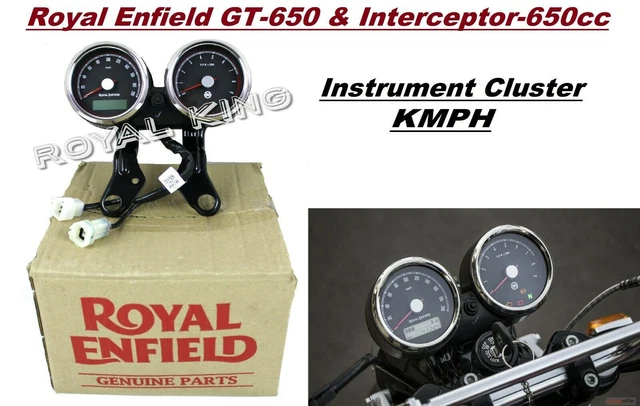 ROYAL ENFIELD &INSTRUMENT Cluster KMPH" For Continental GT-650 ...