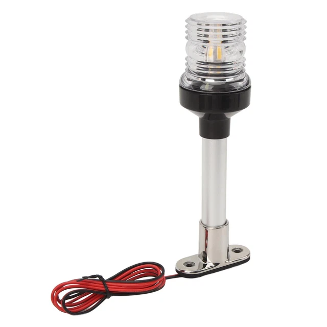 WARM WHITE 8 Inch Boat Stern Light IP66 Waterproof Over 2NM Visibility ...