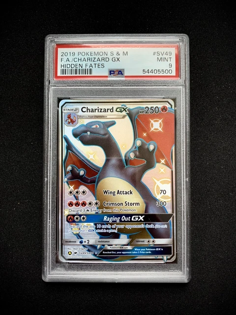 POKEMON CARD - FIRE DRAGON / CHARIZARD GX Shiny - sv49/sv94 - PSA 9 ...