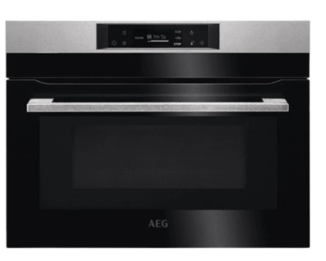AEG KMK768080M MICROWAVE Oven Built In Compact Stainless Steel £649.00 ...