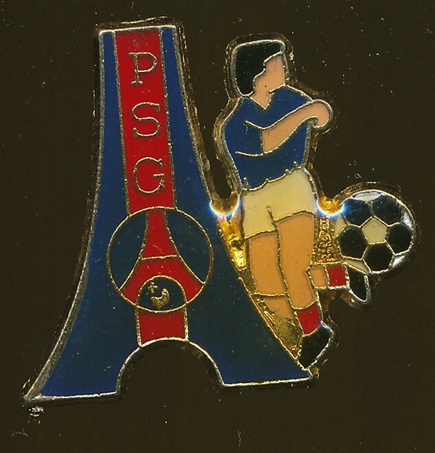PIN'S PSG PARIS Saint-Germain Annees 90'S - Modele Joueur Tour Eiffel ...