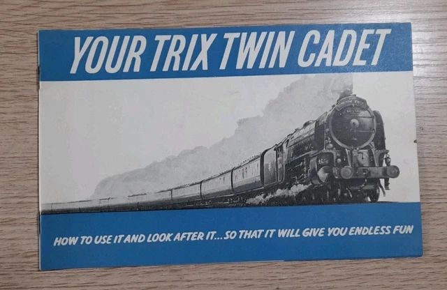 TRIX TWIN CADET Instruction & Operating Book Manual Pamphlet VGC £7.05 ...