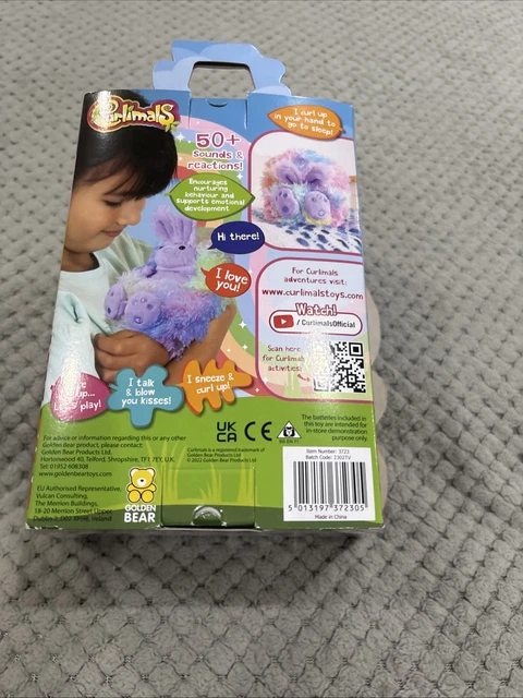 CURLIMALS BO RAINBOW Interactive Rabbit Soft Toy With Over 50 Sounds ...