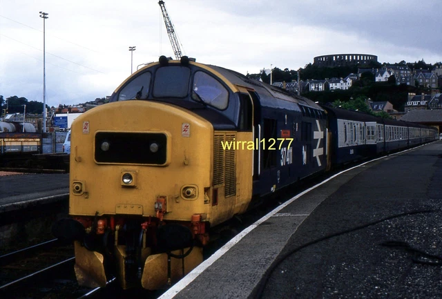 6X4 COLOUR RAILWAY photograph Class 37 37411 at Oban 08.07.87 £1.80 ...