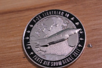 LOCKHEED MARTIN AERONAUTICS F-35 Lighting II Challenge Coin £19.33 ...
