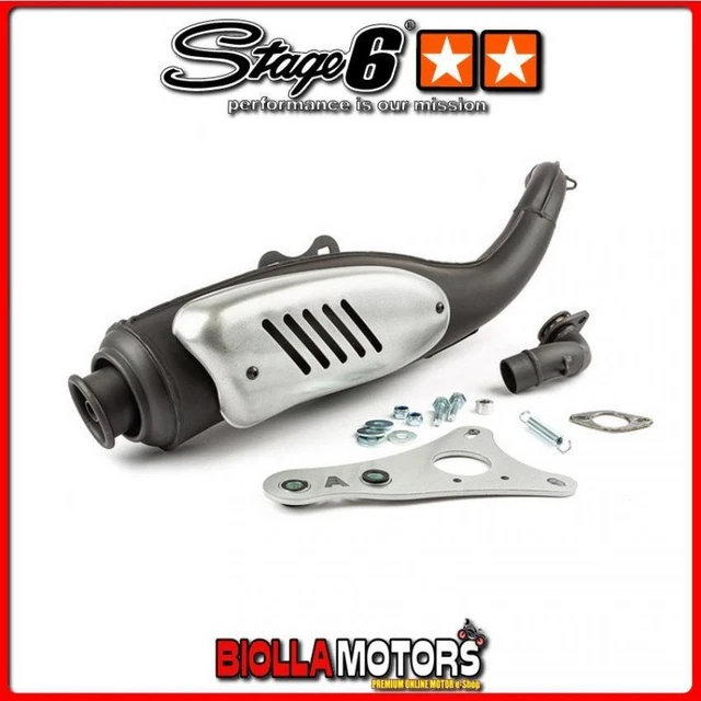 S6-9216602 EXHAUST SPORT Stage6 Street YAMAHA jog rr 50cc lc (prima del ...
