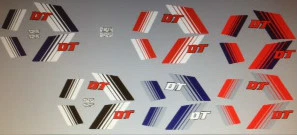 YAMAHA DT125 DT175 Dt125Mx Dt175Mx Paintwork Decal Set 2 £66.99 ...