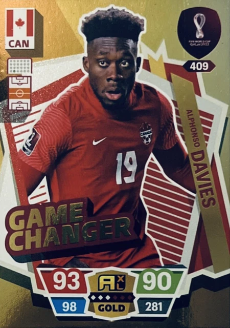 BRAND NEW 2022 Panini FIFA World Cup Alphonso Davies Canada Trading ...