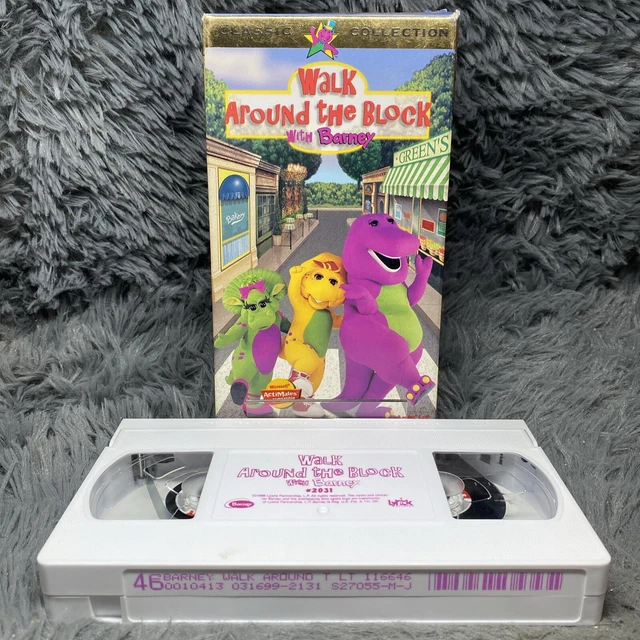 BARNEY - WALK Around the Block with Barney VHS 1999 Classic Collection ...