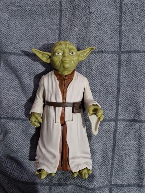 STAR WARS YODA.With Staff And Bag £14.00 - PicClick UK