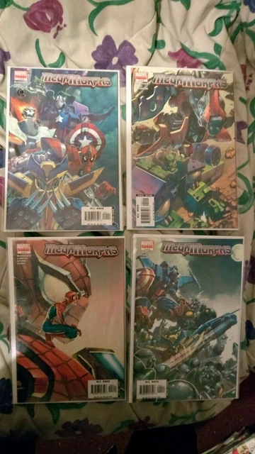 MARVEL MEGAMORPHS MEGA Morphs 1 2 3 4 Complete 2005 £30.00 - PicClick UK