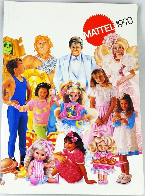 CATALOGUE PROFESSIONNEL MATTEL France 1990 : He-Man, Barbie, Polly ...