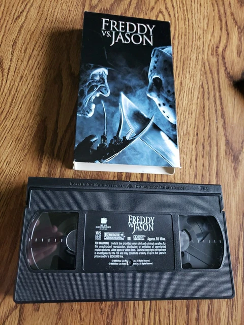 FREDDY VS. JASON (Horror VHS Tape Film, 2004) Tested & Works Great Ex ...