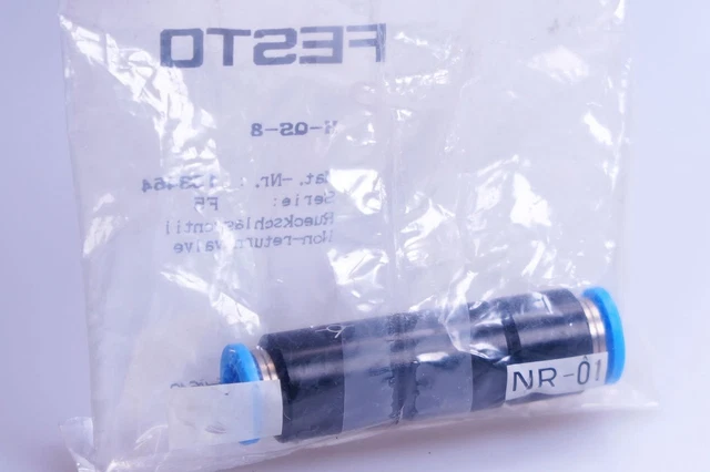 VÁLVULA DE RETENCIÓN FESTO tipo H-QS-8 -153464 EMBALAJE ORIGINAL NUEVO EUR 13,80 - PicClick ES