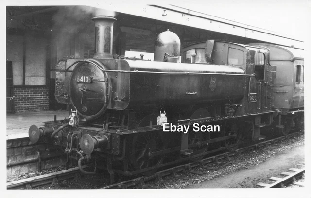 RAILWAY PHOTOGRAPH GWR 64xx Class 0-6-0PT Steam Locomotive № 6410 £2.50 ...