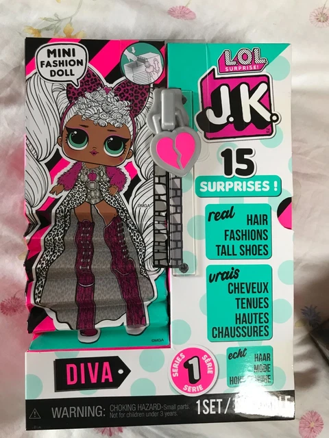 LOL SURPRISE J.K mini fashion doll diva 15 surprises dès 6 ans neuf EUR ...
