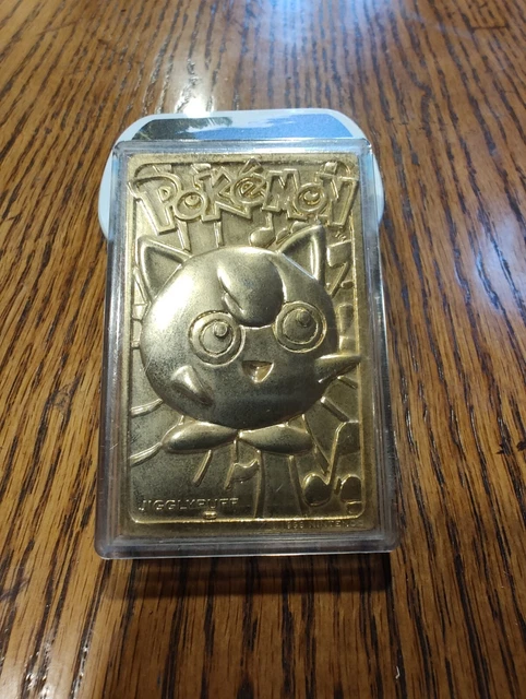 1999 BURGER KING BK Pokémon 23K Gold Plated Trading Card JigglyPuff $25 ...