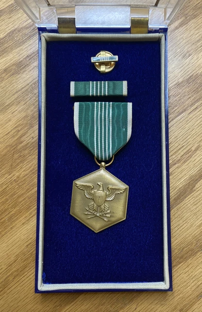 1960'S VIETNAM WAR Era US Army Commendation Medal For Military Merit 3 ...