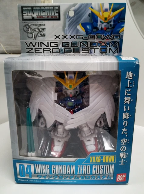 GUNDAM WING SD ARCHIVE 04 Gundam Zero Custom Endless Waltz BANDAI £14. ...
