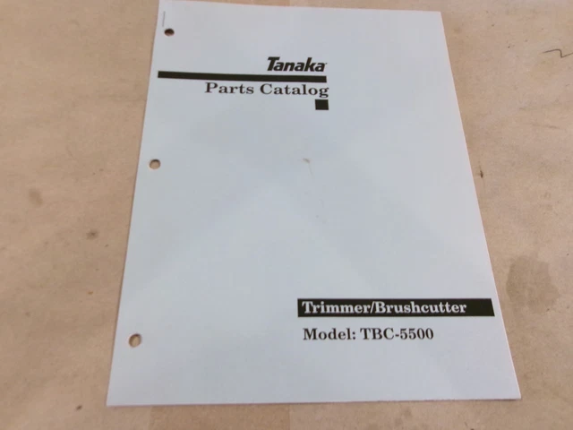 TANAKA PARTS CATALOG Trimmer/Brushcutter Model Tbc-220Ss $11.08 ...
