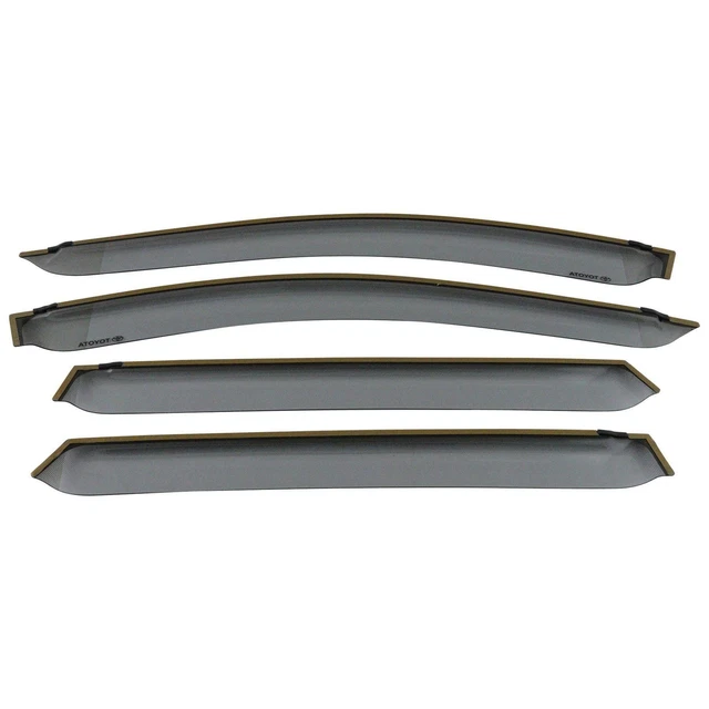 GENUINE TOYOTA RAV4 Front & Rear Window Wind Deflectors w/Logo 2015 ...
