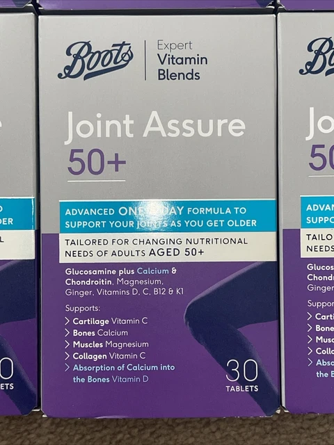 6 X 30 Tablets Boots Joint Assure 50+ - One A Day Support For Joints ...