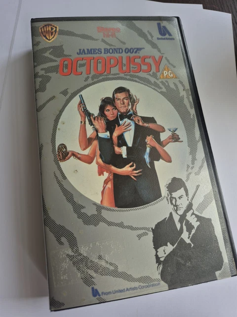 OCTOPUSSY VHS VIDEO Starring Roger Moore as James Bond 007 £11.52 - PicClick UK