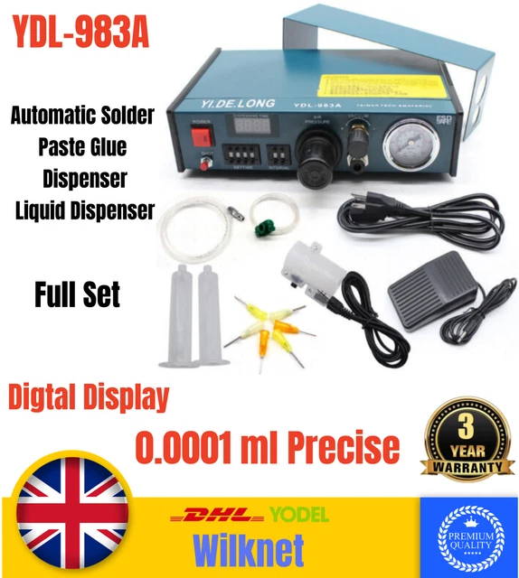 AUTOMATIC GLUE SOLDER Paste Dispenser Machine Liquid Controller Dropper ...