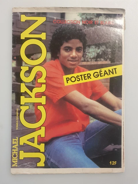MICHAEL JACKSON COLLECTION Noir et blanc Poster Geant 1984 EUR 18,00 ...