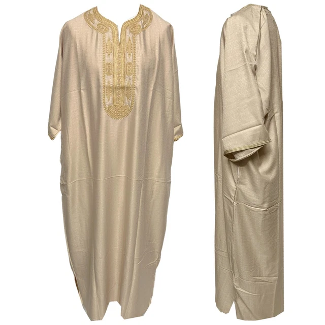 ORIGINAL MAROKKANISCHE MÄNNER Thobe Jubba Kandora Djellaba Gandouras ...