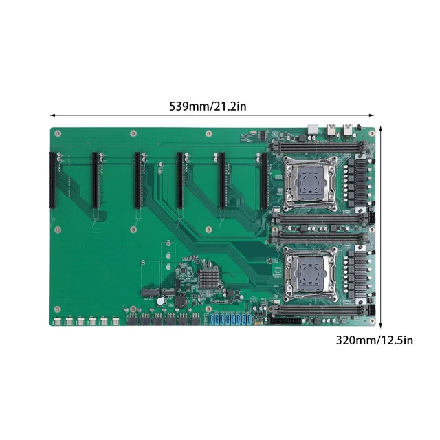 DUAL SOCKET MOTHERBOARD DDR4 Dual Socket Motherboard M ATX For Mining ...