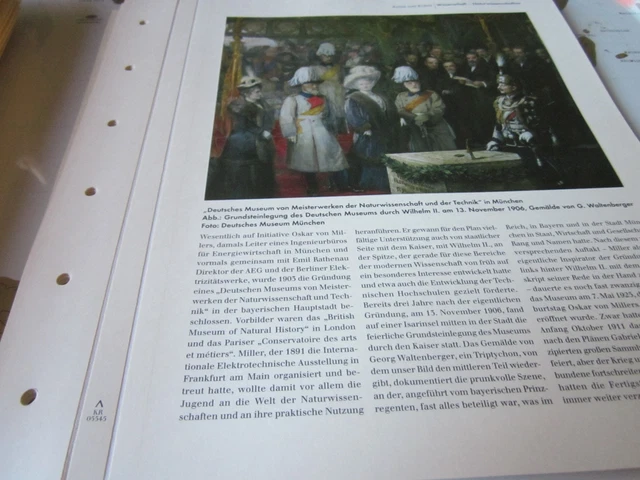KAISERREICH ARCHIV N5 5545 Grundsteinlegung Deutsches Museum München ...