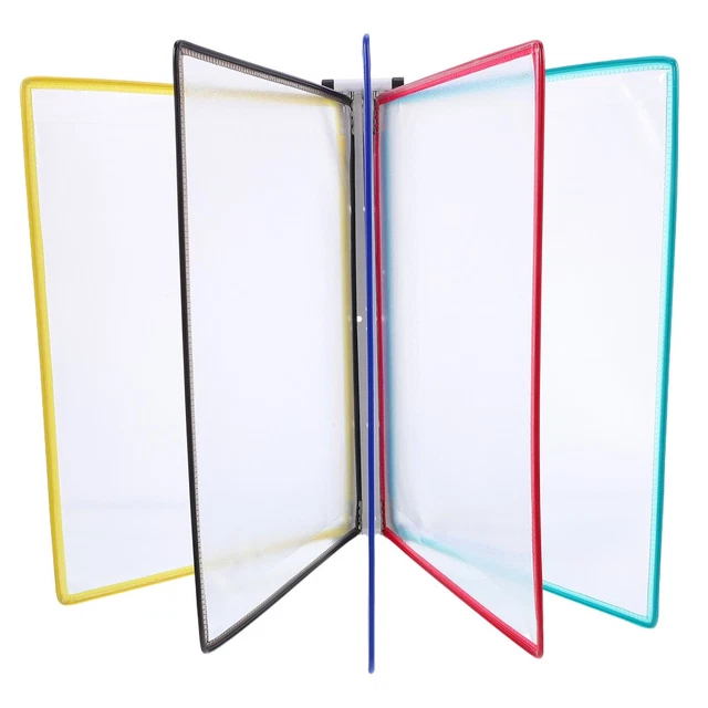 OFFICE HANGING DOCUMENT Rack: A4 Size File Folder Wall Mount - 5-Panel ...