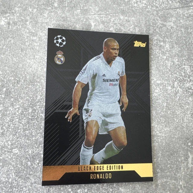 TOPPS MATCH ATTAX EXTRA 2024/25 2025 Ronaldo Real Madrid Black Edge ...