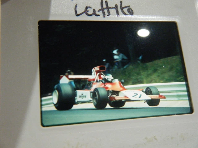 ATTACHE JACQUES LAFFITE Williams FW02 Allemand Gp 1974 Couleur 35MM ...