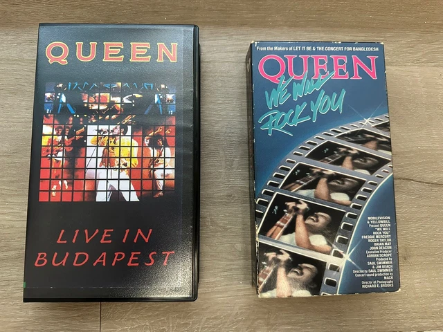 QUEEN VHS LOT - Live in Budapest /Japan 1987 RARE! ~ We Will Rock You ...