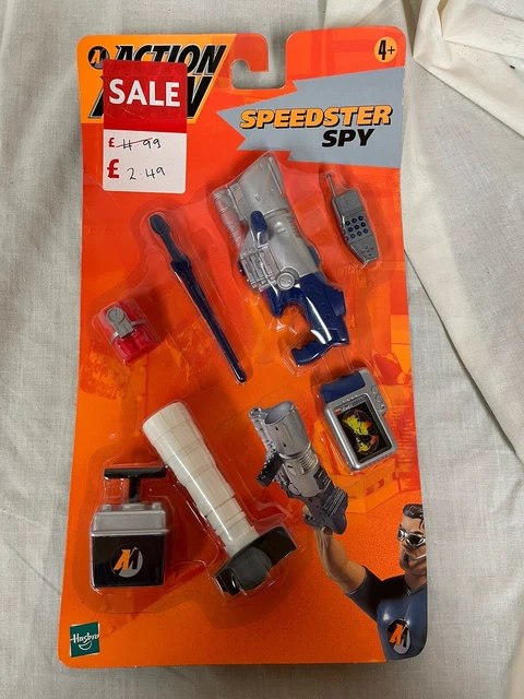 ACTION MAN HASBRO SPEEDSTER SPY - Vintage Retro - Brand New Carded £11. ...