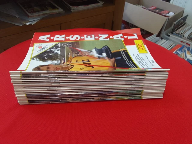 ARSENAL 1988/1989 HOME Football Programmes x 21 (Near Complete) All ...