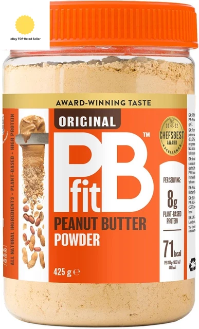 PEANUT BUTTER POWDER - 87% Less Fat, High Protein, Gluten Free Natural ...
