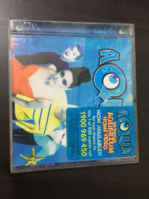 AQUA AQUARIUM CD album hype sticker 1997 australian picture disc $37.00 ...